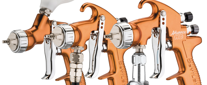 Paint spraying finishing equipment range, Hi-Tec Spray